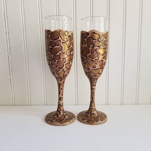 Hand Painted Cheetah - Etsy