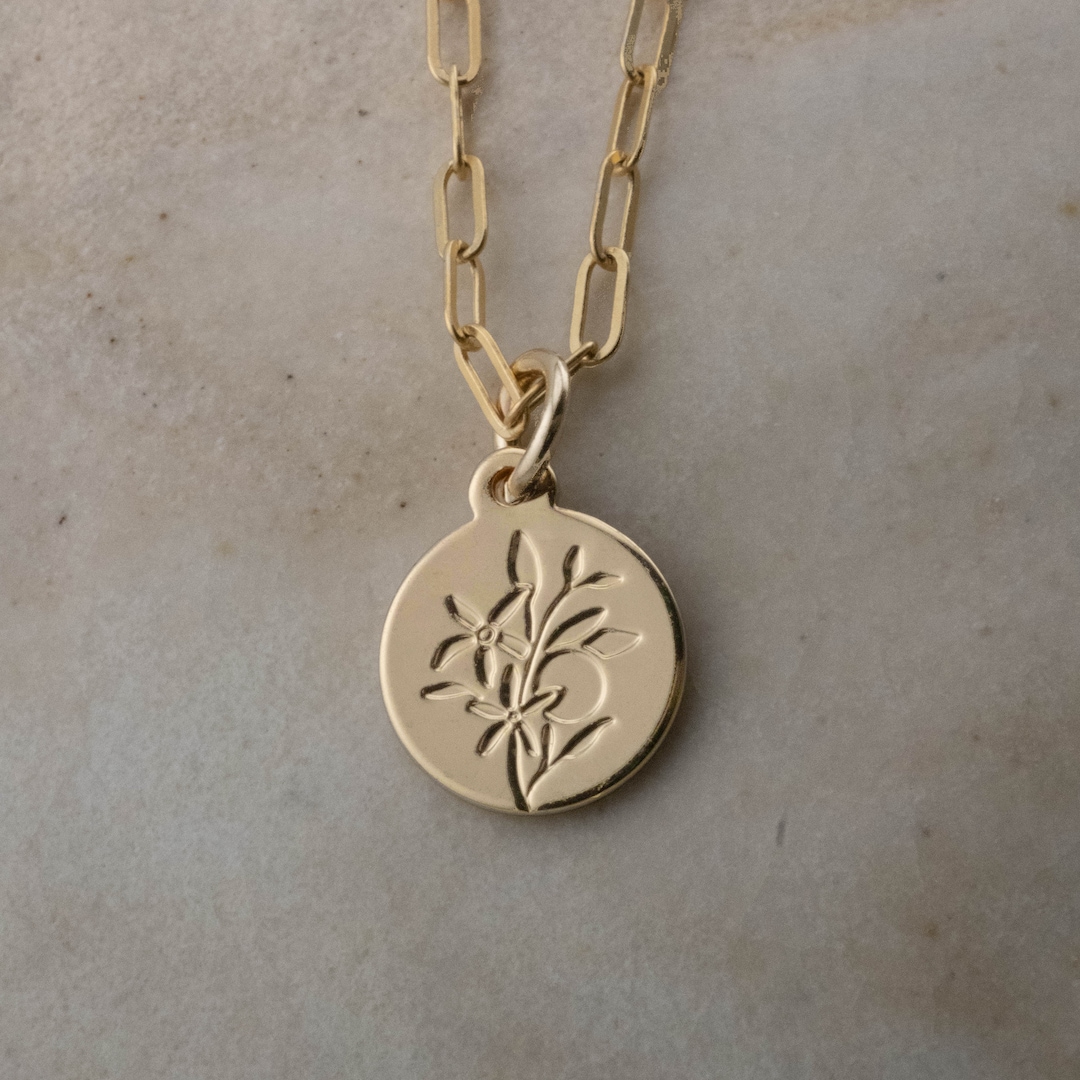 Florida State Flower | Orange Blossom Necklace | 14k Gold or Sterling ...