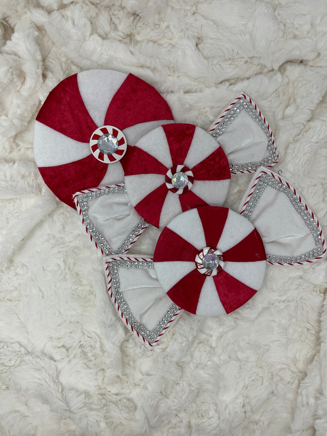 Peppermint Swag for Front Door - Etsy