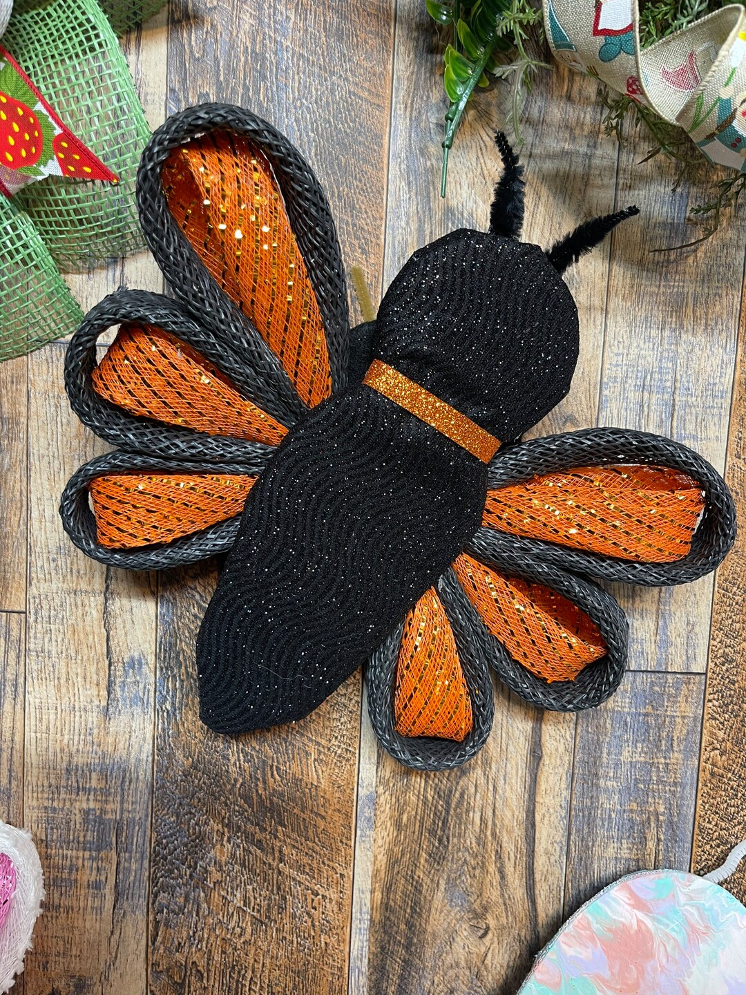 Butterfly Wreath Attachment, Butterfly Centers, Butterfly Wreath Center ...