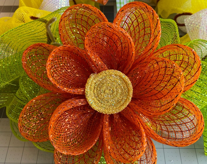 Daisy Wreath Attachment Spring Wreath Attachment Flower - Etsy