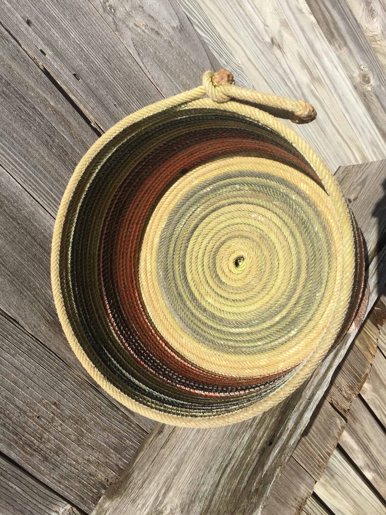 Large 3 Rope Basket | Etsy