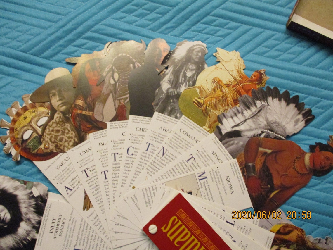 50 Native American History Cards Covering Tribes from A-Z | Etsy