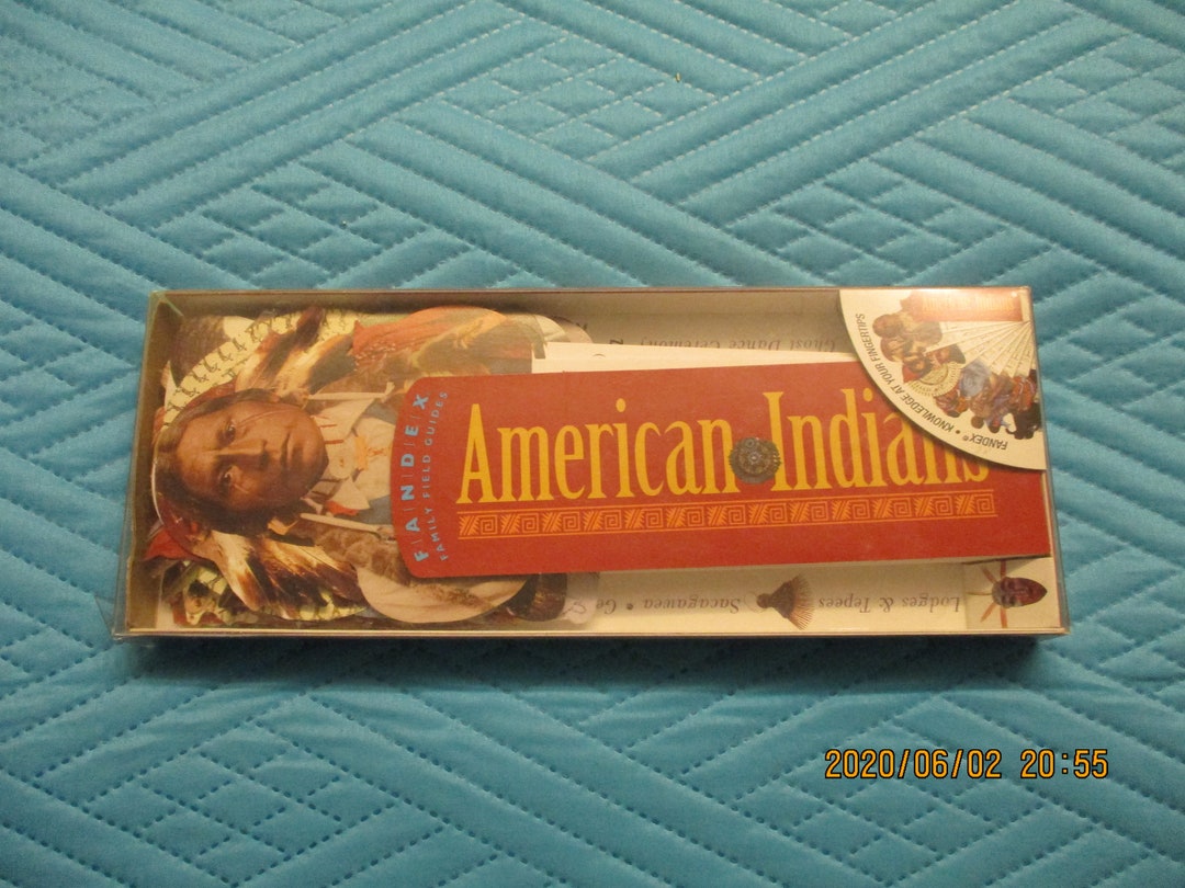 50 Native American Tribes History Fandex Cards Covering A-Z Tribes ...