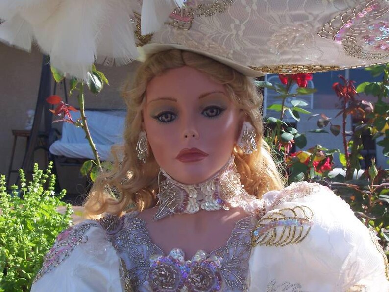 42 Inch Willow by Rustie Large Porcelain Victorian Style Doll | Etsy