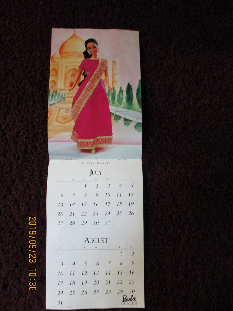 1997 Barbie Calendar 8 Full Color Photos From Elegance to - Etsy