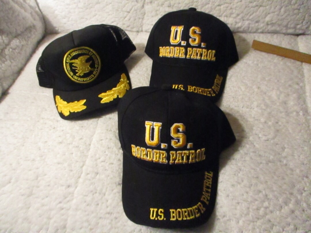 NEW Beige Police, Navy State Police, Border Patrol and NRA Baseball ...