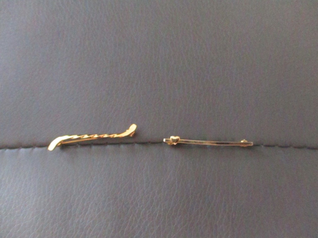 1970s Unisex Tie/lapel Pins, Gold-plated Excellent Stocking Stuffers ...