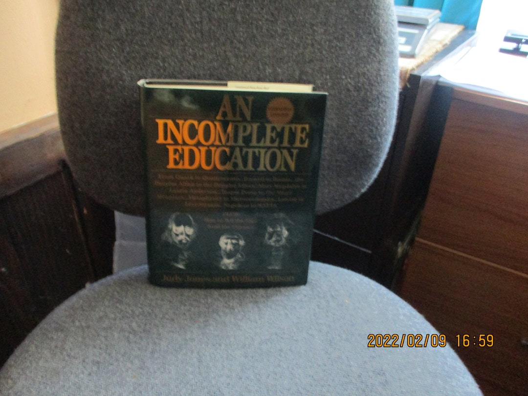 An Incomplete Education Hard Cover Missing History Book, Black and ...