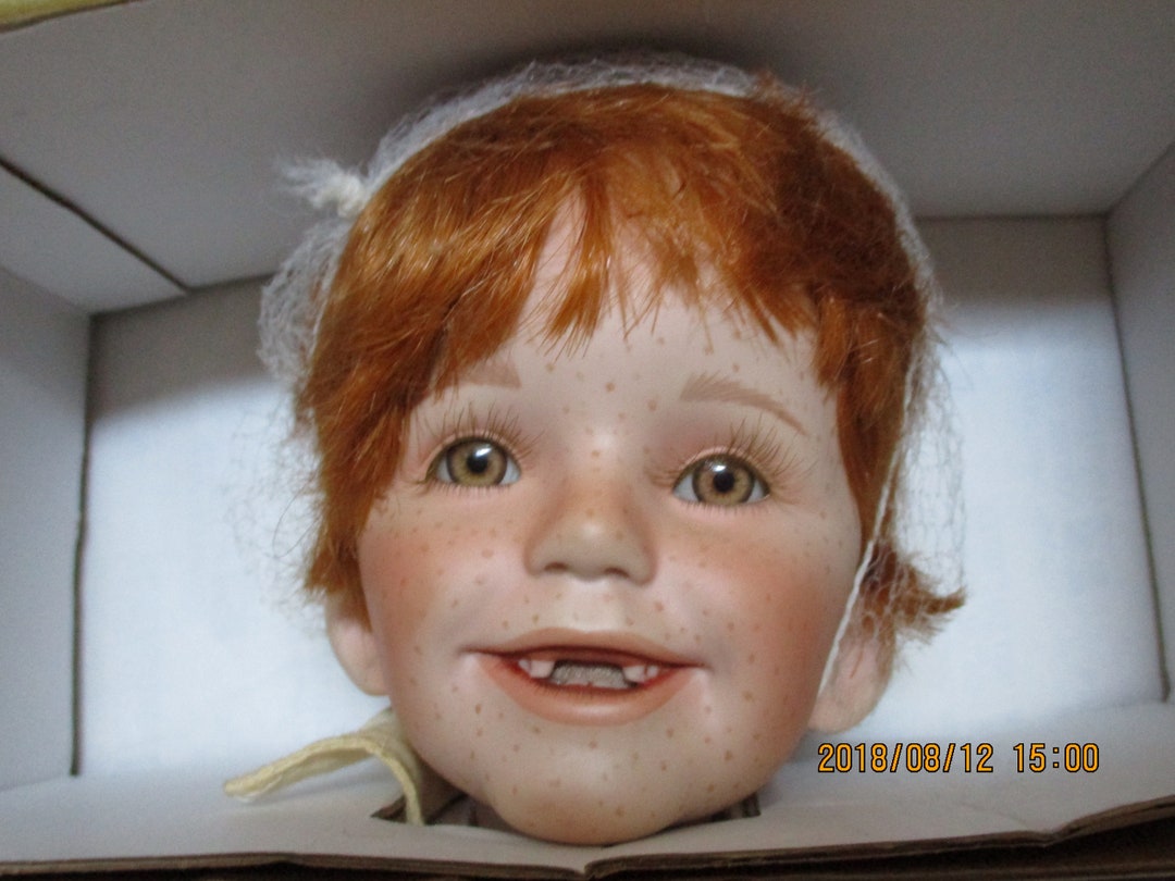 Donna Rubert Huck Finn Porcelain Doll: Mark Twain Collectible, Original ...