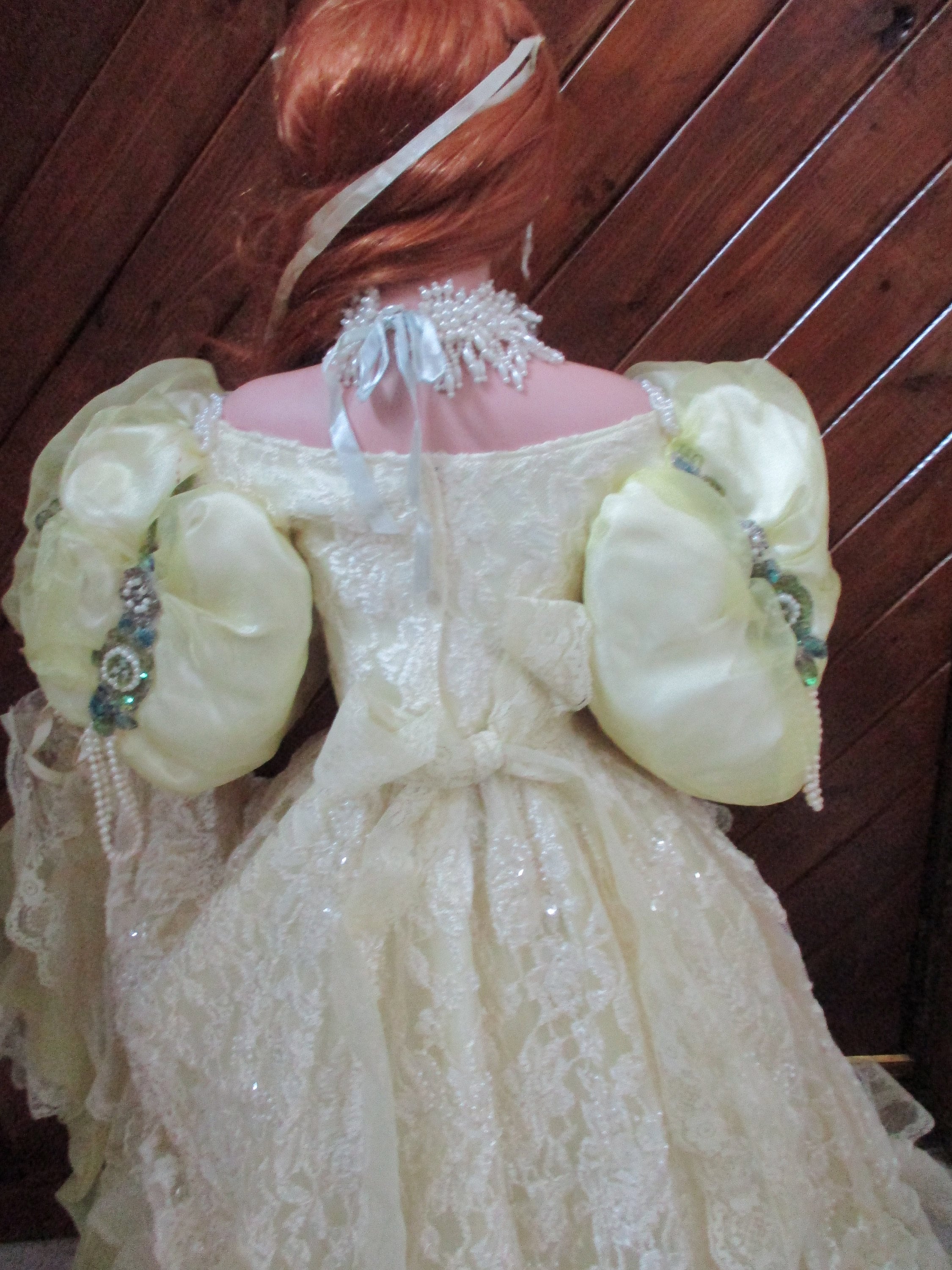 42 Inch Red Hair Rustie Doll Daphne in Yellow and White With - Etsy