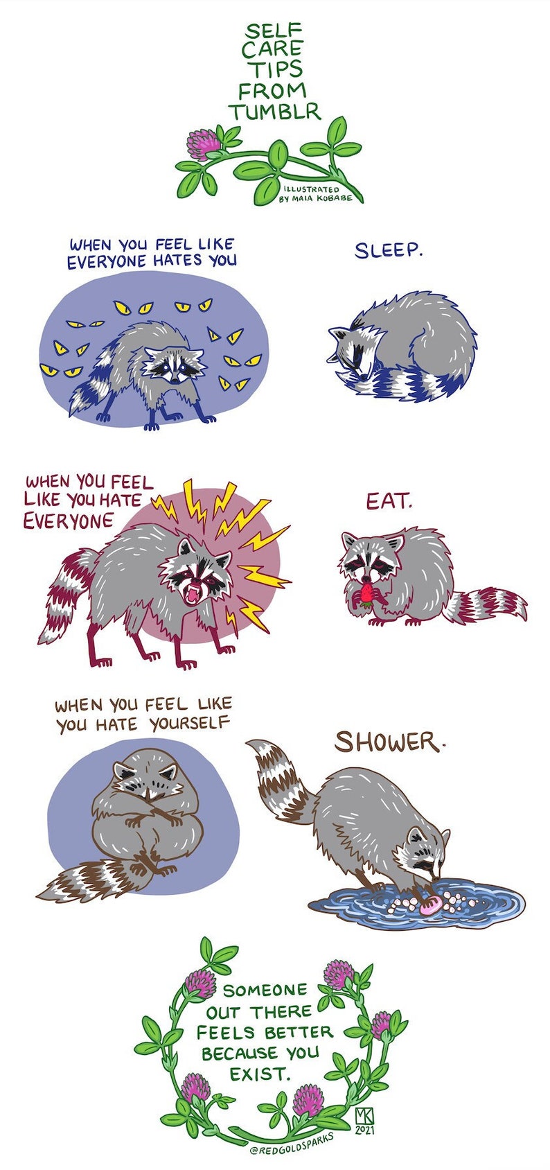 PDF- Self Care Tips From Tumblr Printable File - Etsy