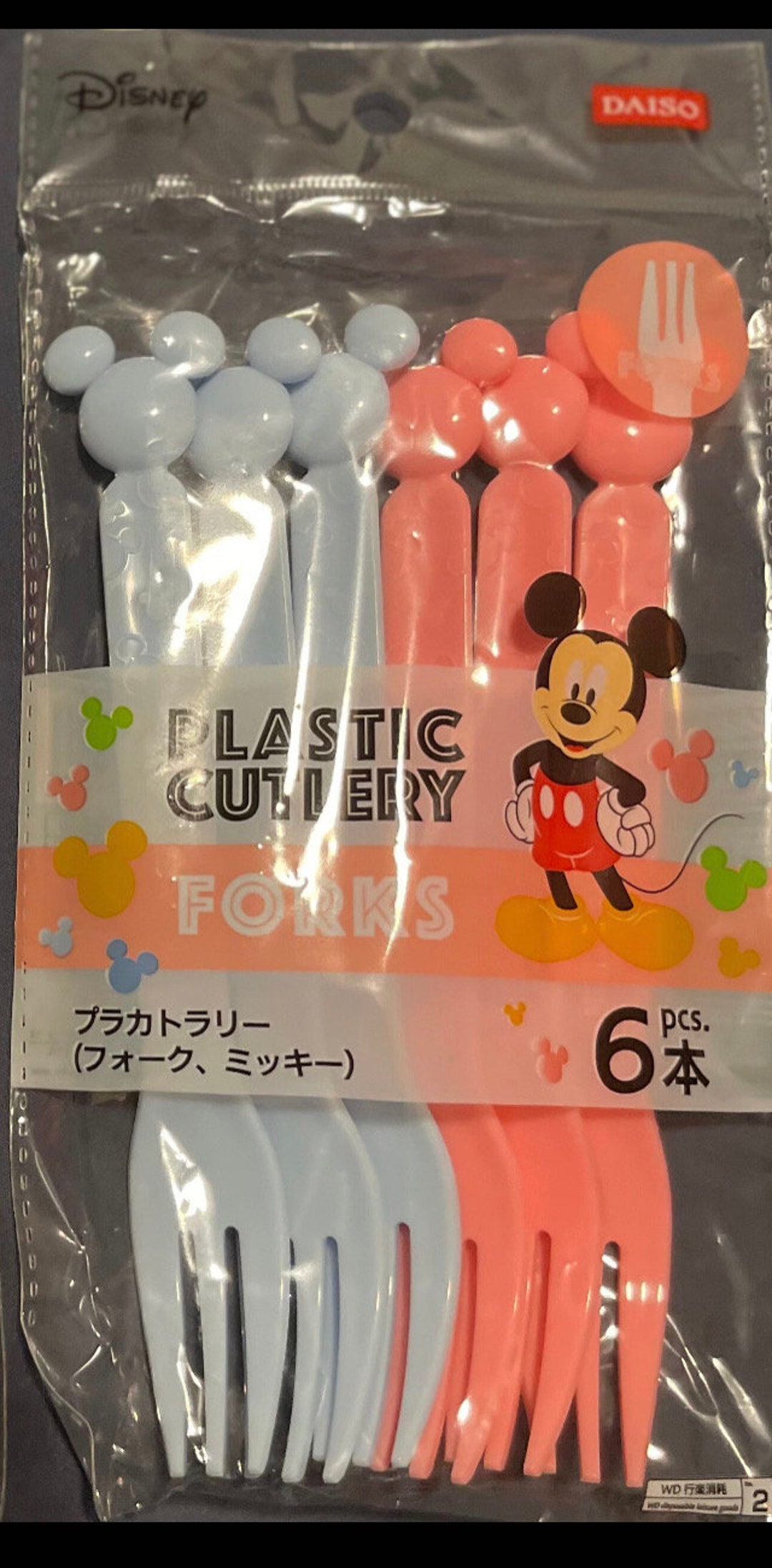 Mickey Mouse Fork and Spoon Plastic Cutlery Set 12pc Set - Etsy