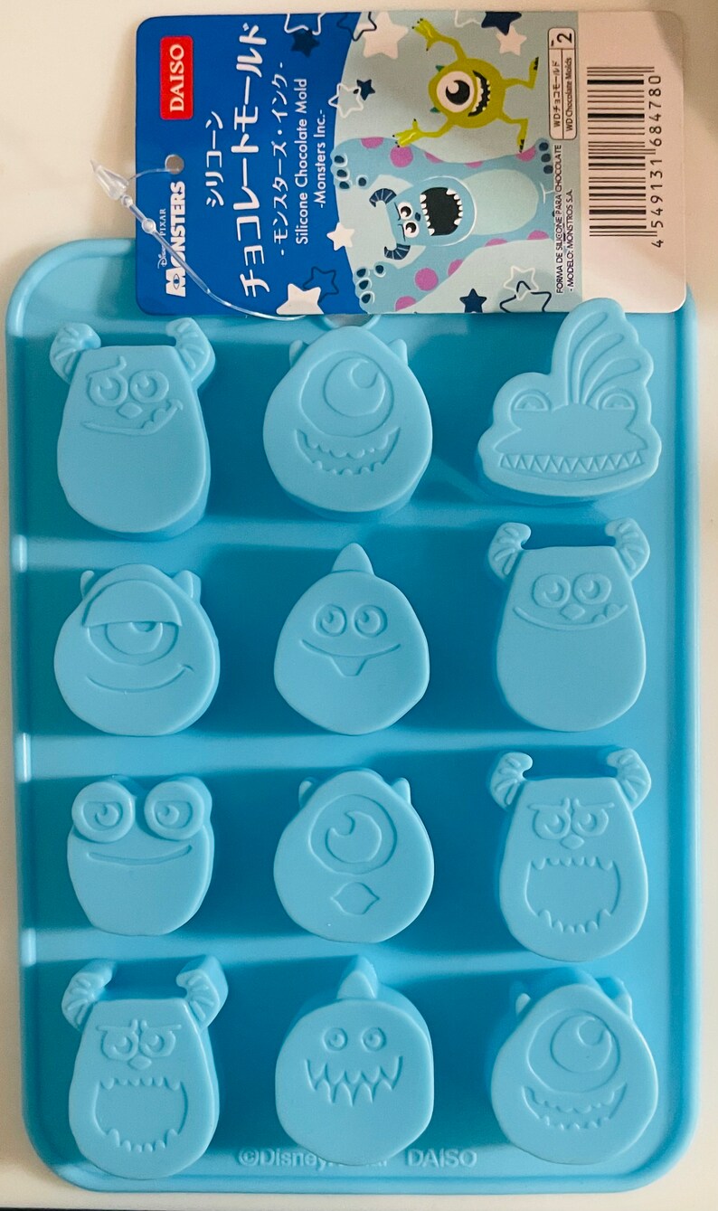 Disney Pixar Monster Inc or Winnie the Pooh Silicone Chocolate Mold - Etsy