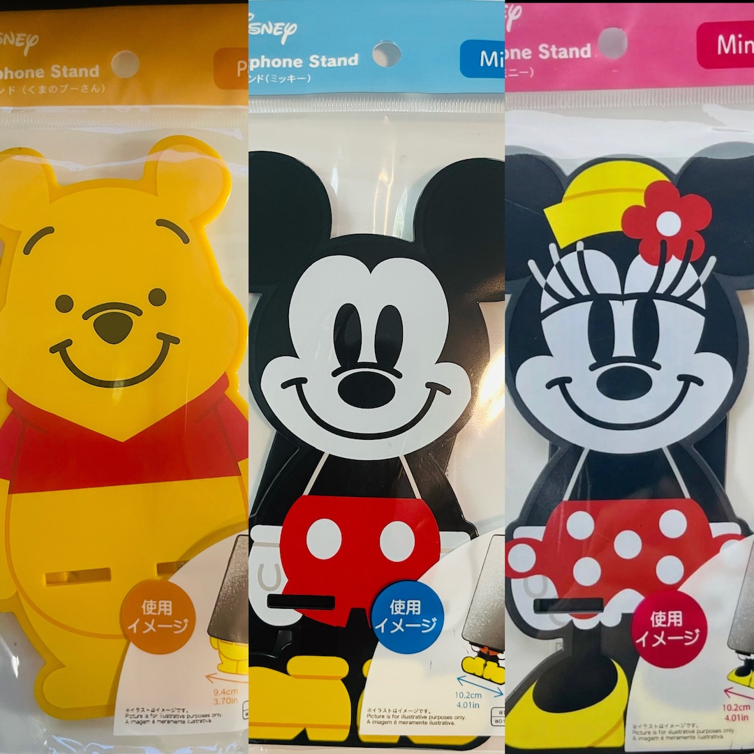 Disney Phone Stand Mickey Mouse Minnie Mouse or Winnie the - Etsy