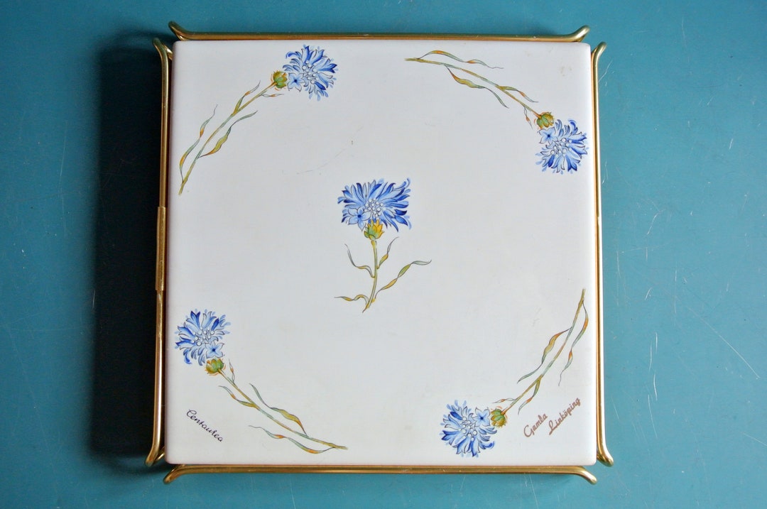 Vintage 1960s Sweden Hackefors Porcelain Ceramic Hot Pot-underlay ...