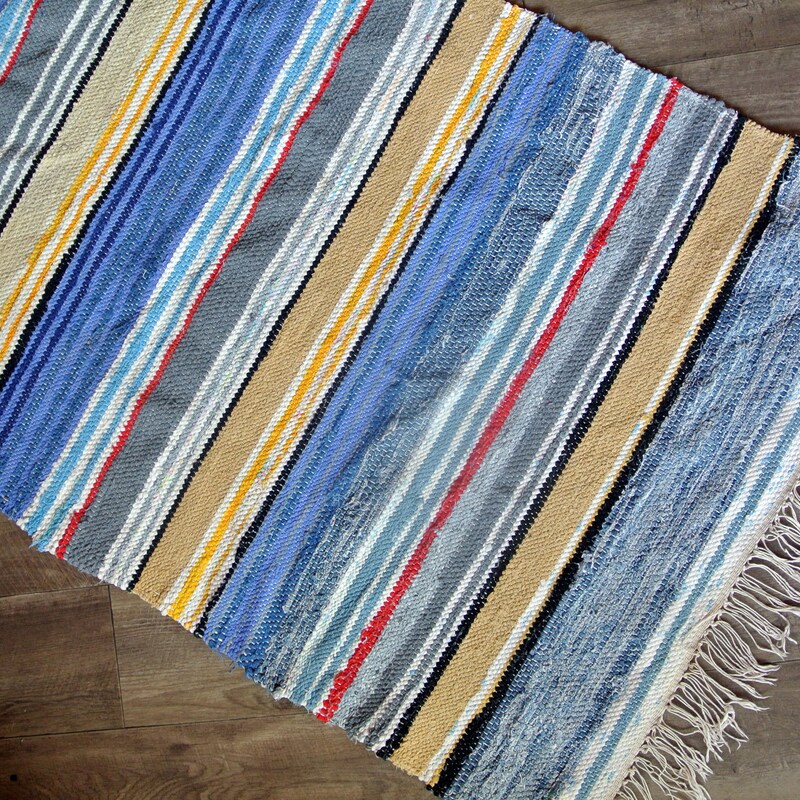 Loom Woven Rag Rugs - Etsy