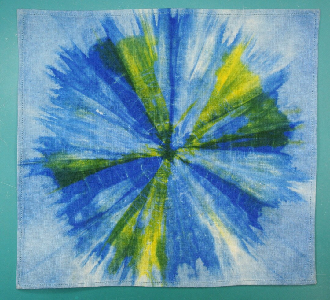 Swedish Retro Vintage 1960s Handmade Dyed Batic Cotton Tablet ...