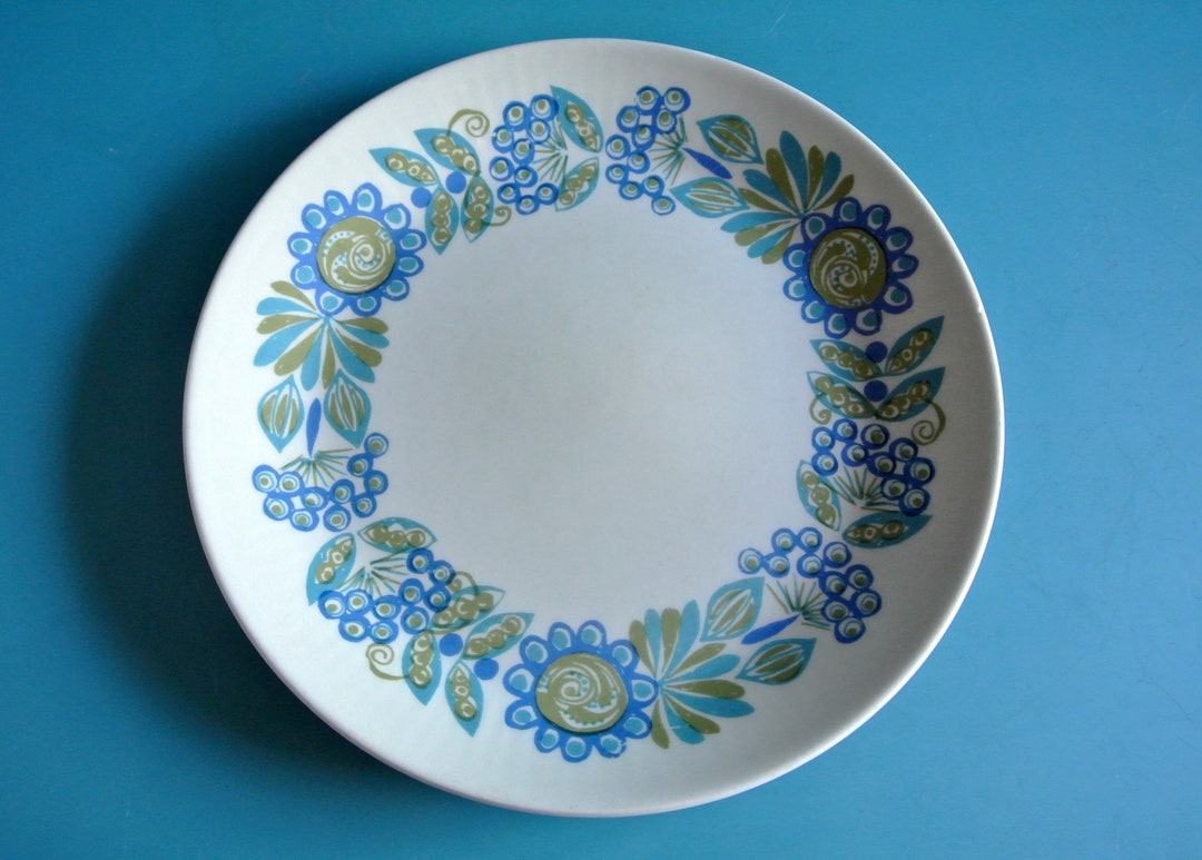 Vintage 1970s Figgjo Flint Vulcanus Plate: Tor Viking Design - Etsy