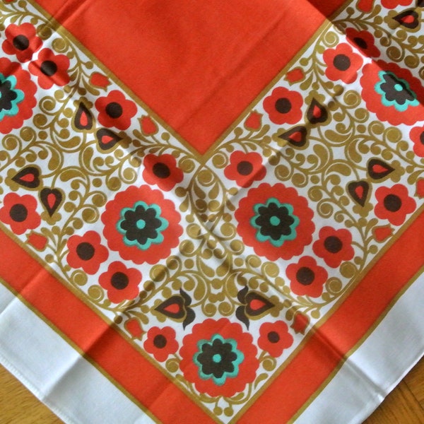 Retro Tablecloth - Etsy