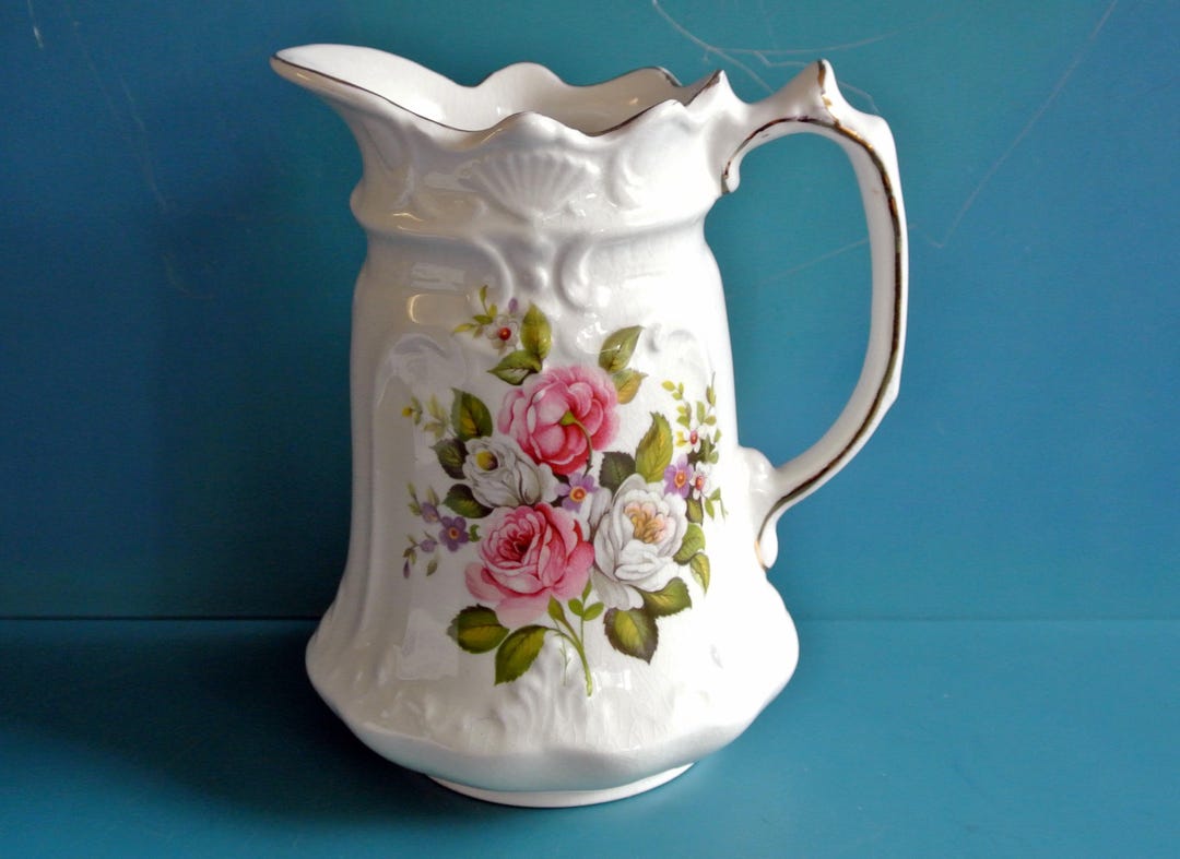 Vintage Old Foley James Kent Porcelain Pitcher: Harmony Rose Decor - Etsy