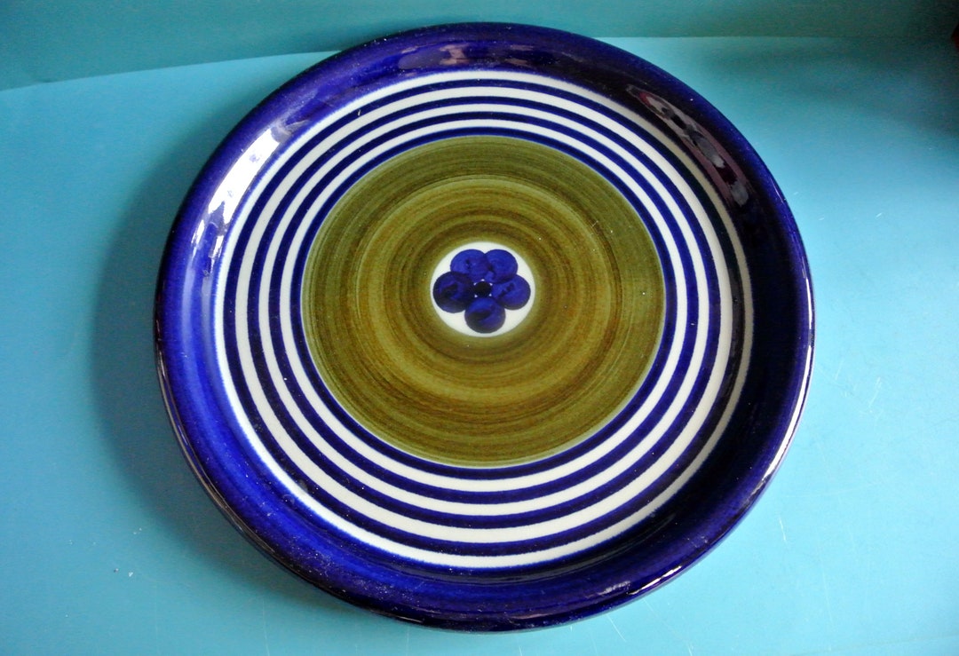 X-large Swedish Vintage 1970s Highquality Rörstrand NYTT KÖK Round ...