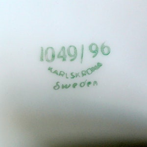 RARE Large Swedish Vintage 1950s Highquality Karlskrona Porcelain ...