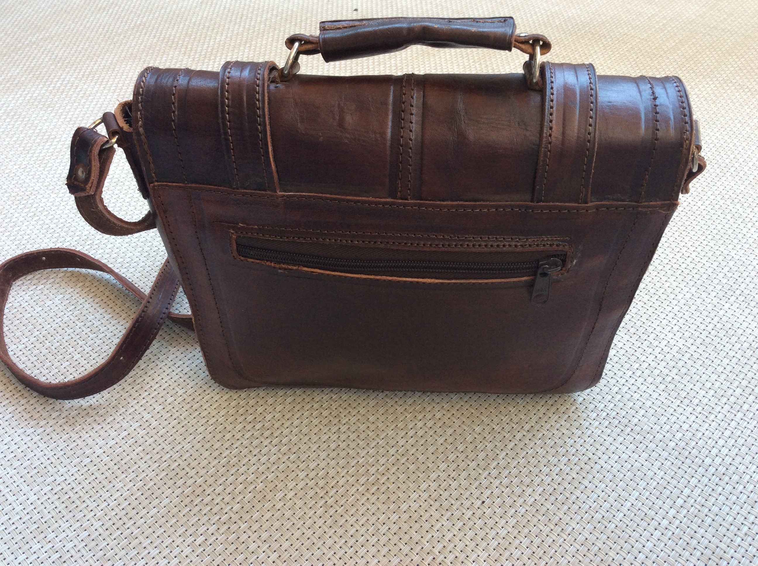 Retro School Bag Style Satchel Bag Vintage Backpack Look Funky | Etsy