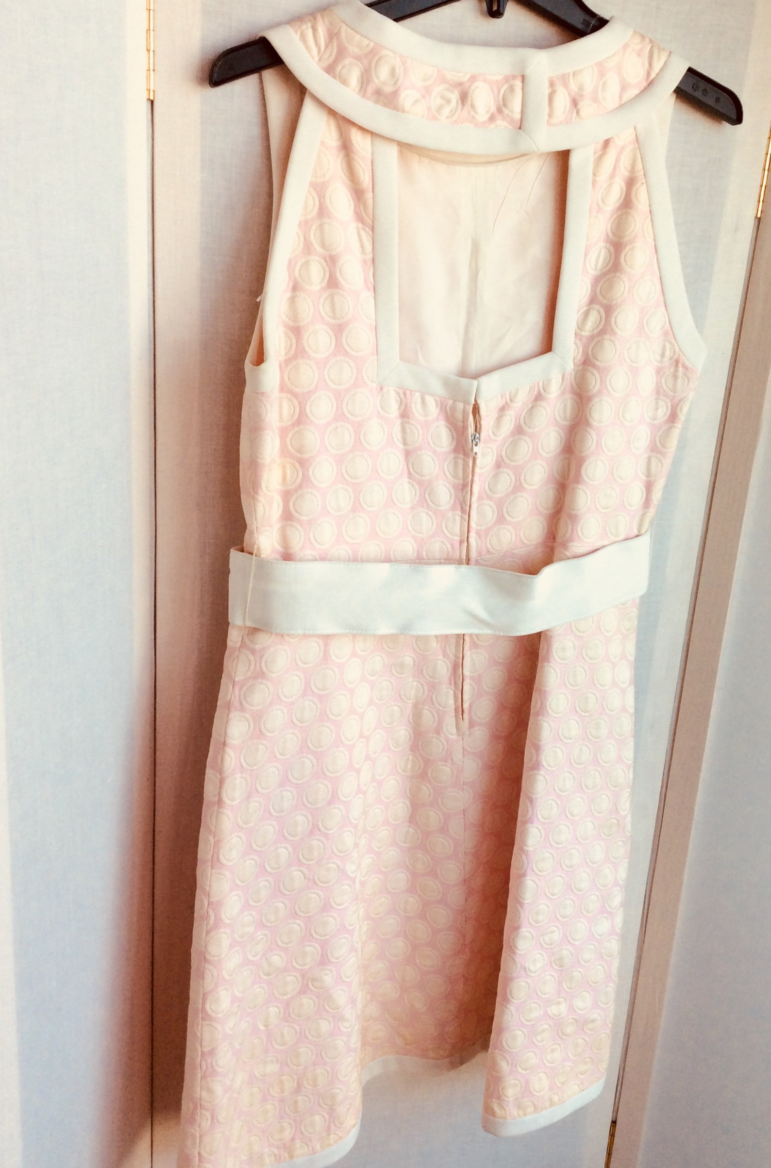 Adele Martin Vintage Mod 60s Retro Pink White Dress Small | Etsy
