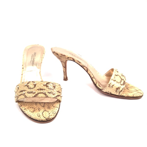 Snakeskin Mules - Etsy