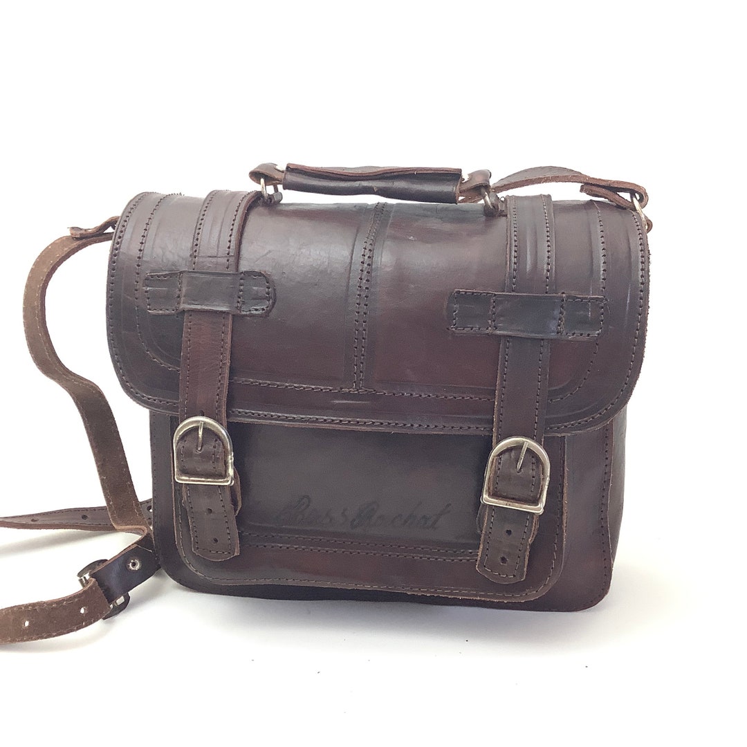 Retro School Bag Style Satchel Bag Vintage Backpack Look Funky Unique ...