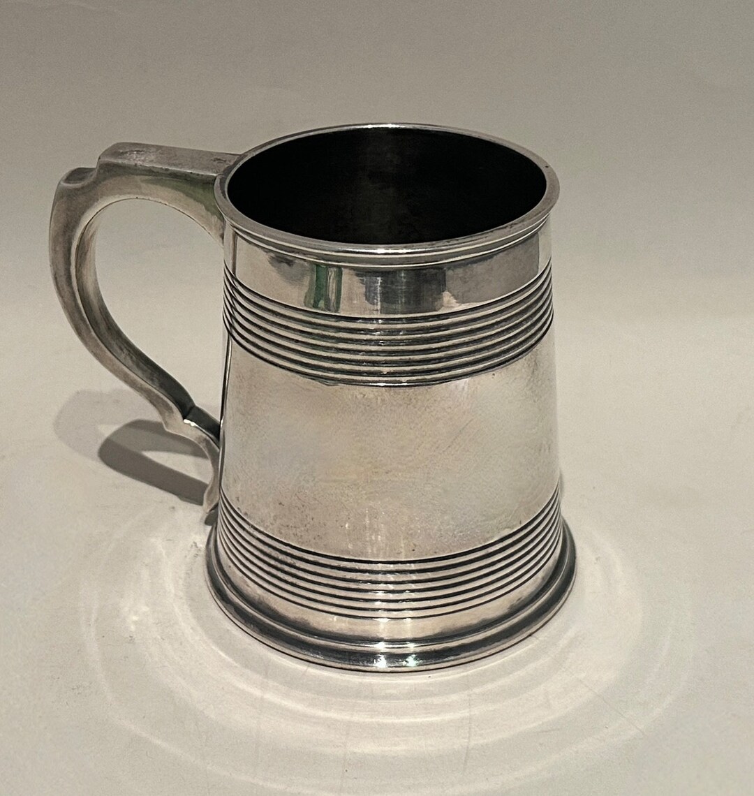 Victorian Elkington Silver Plate Tankard Antique 1866 - Etsy