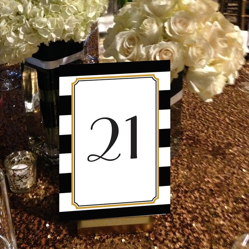 White Table Numbers - Etsy