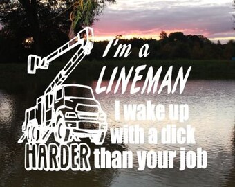 Truck Decal Lineman - Etsy