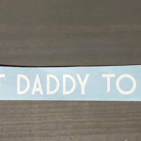 Daddy Decal - Etsy
