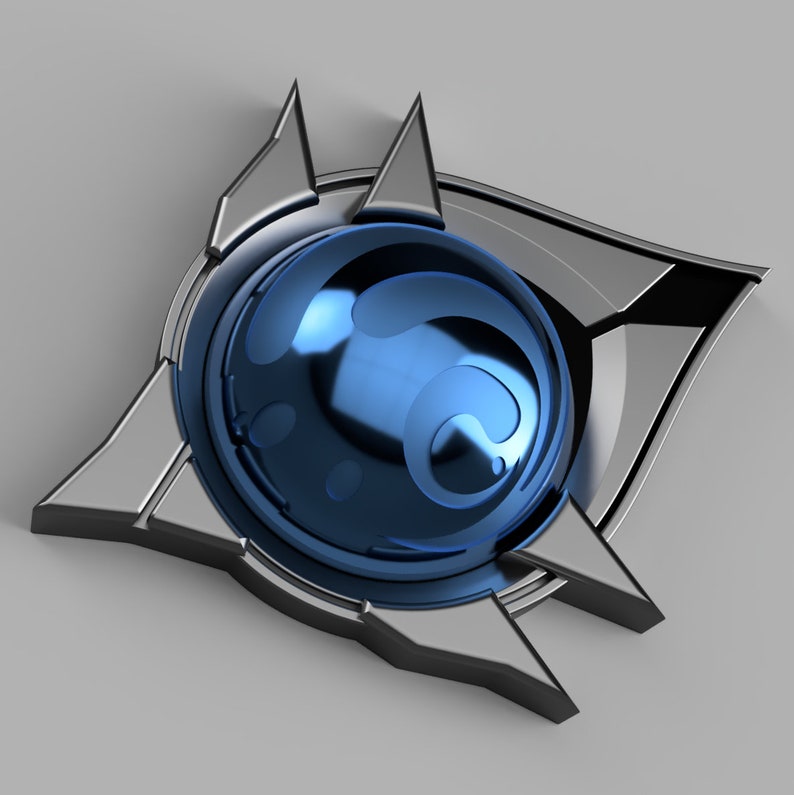 3D MODEL Genshin Impact Childe Tartaglia Vision - Etsy