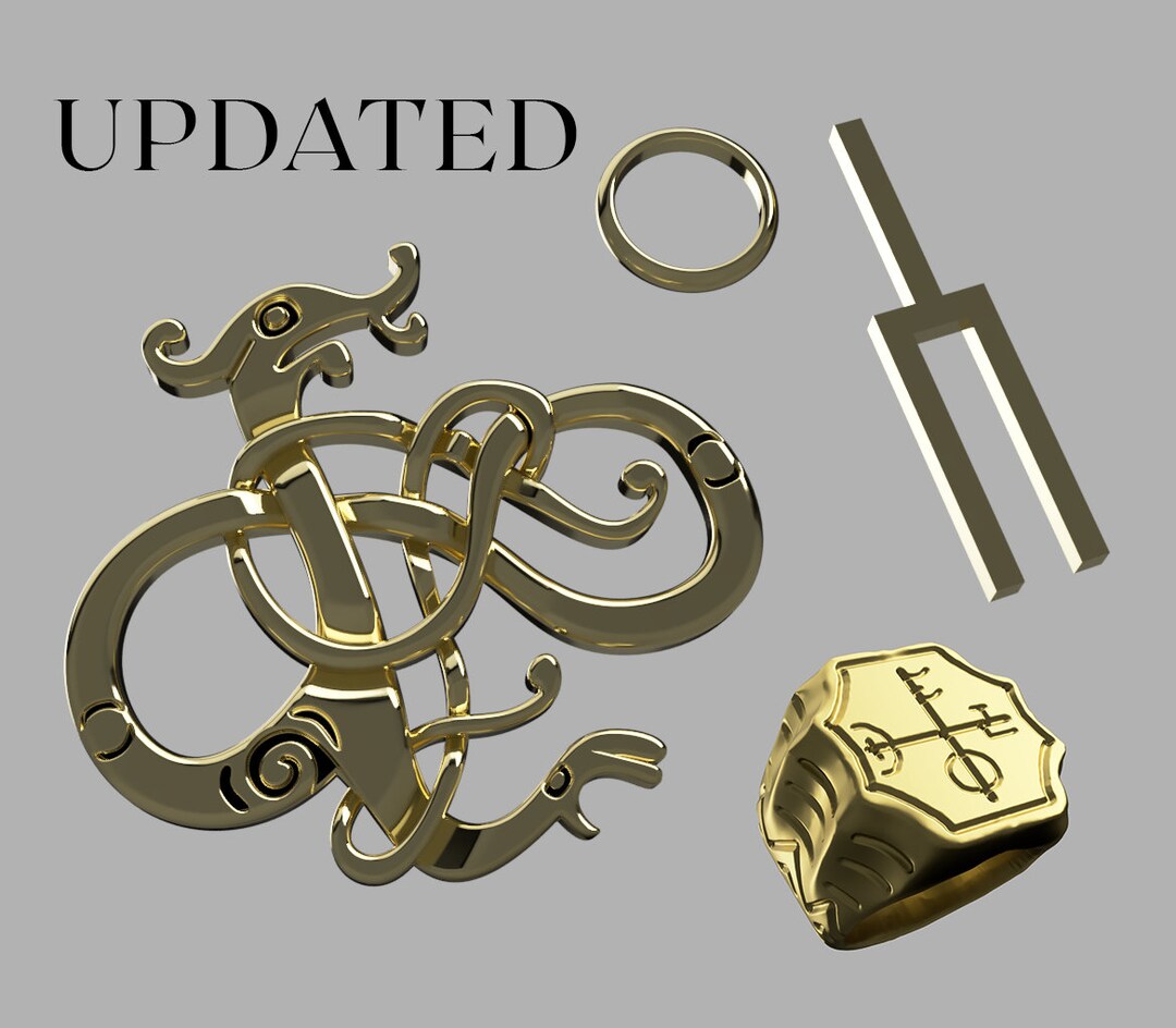 Jaskier Jewelry 3D Files for 3D Printing - Etsy