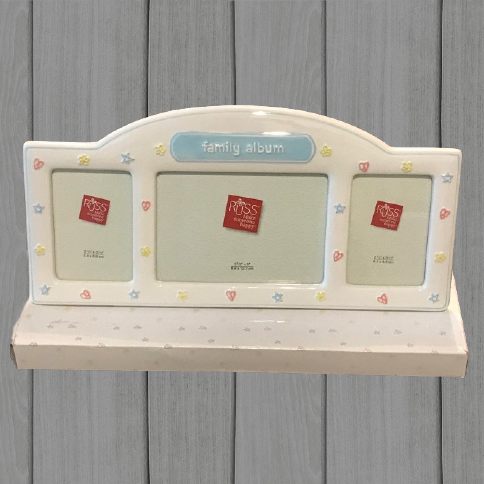 RUSS BERRIE precious Keepsakes White Ceramic Multi-photo Frame still in Original Box - Etsy