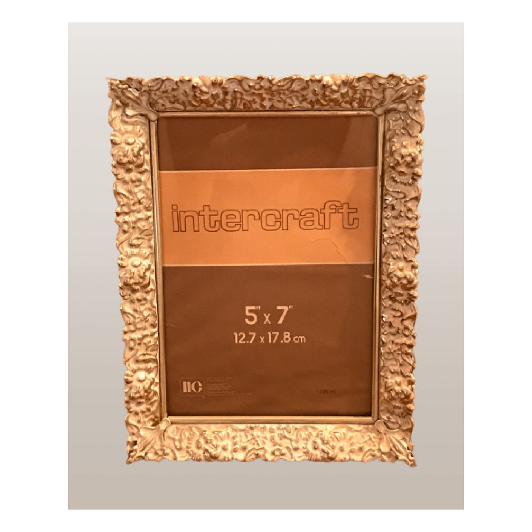 Vintage Gold Tone Filigree Photo Frame 5x7 - Etsy