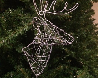 Deer Head Tree Topper - Etsy