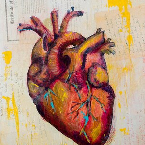 Frida Kahlo Woman Strong Heart Anatomically Correct Heart - Etsy