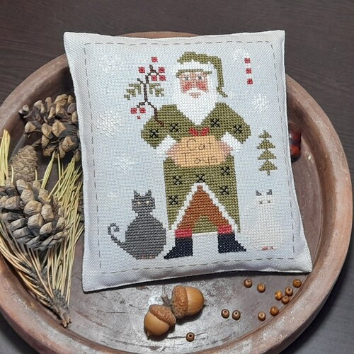 Primitive Christmas Cross Stitch Pattern Pdf Download - Etsy