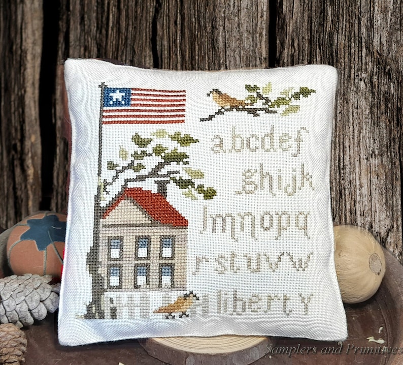 PDF DIGITAL Cross Stitch Patriotic Pattern Chart Samplers and - Etsy