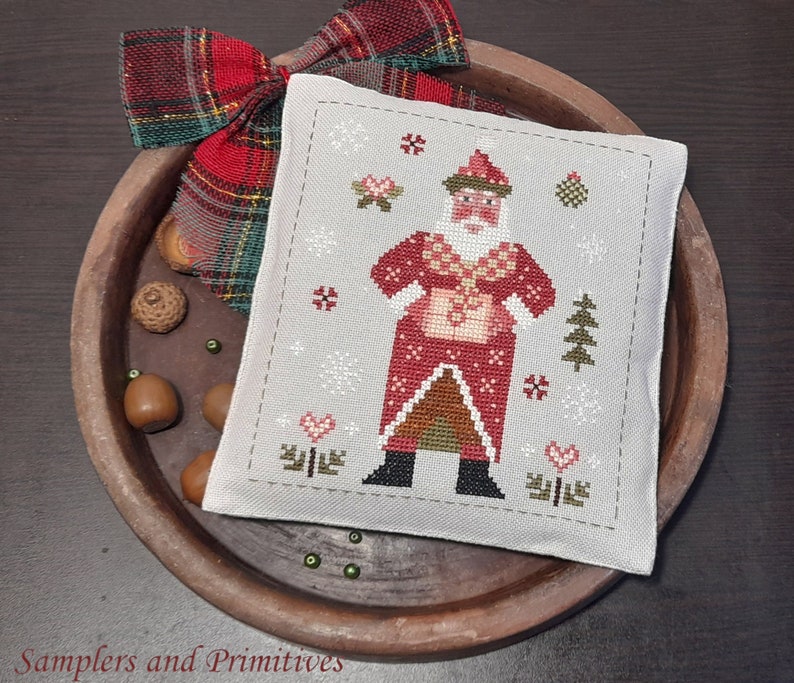 Primitive Christmas Cross Stitch Pattern Pdf Download - Etsy