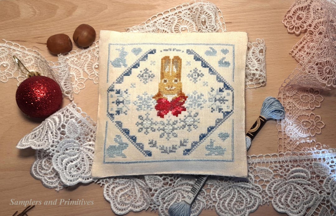 Primitive Christmas Cross Stitch Pattern Pdf Download, Samplers and ...