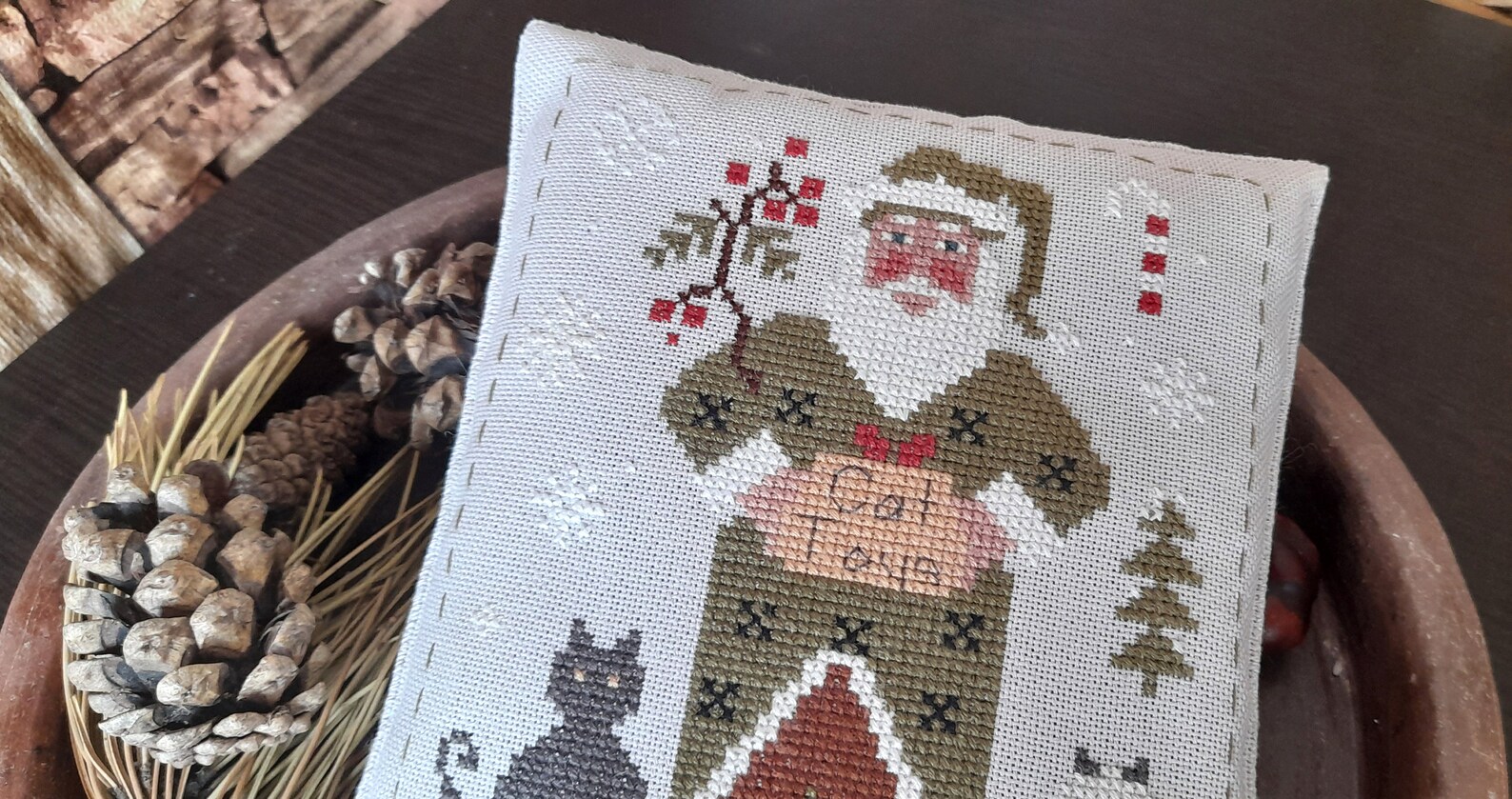 Primitive Christmas Cross Stitch Pattern Pdf Download - Etsy