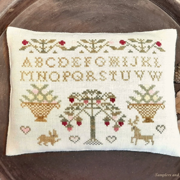 Sampler Trees Cross Stitch - Etsy