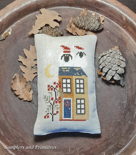 Primitive Christmas Cross Stitch Pattern Pdf Download Sheep - Etsy