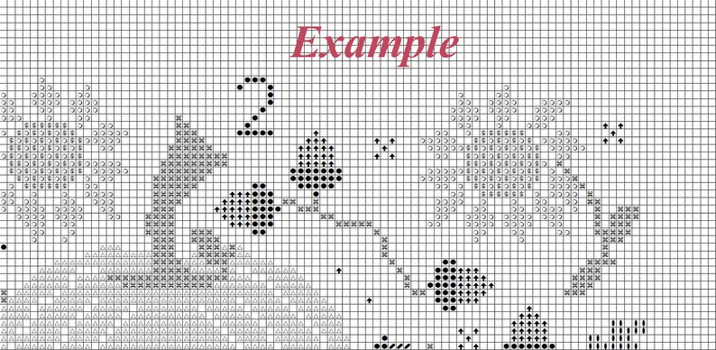 PDF DIGITAL Cross Stitch Patriotic Pattern Chart 4-th July - Etsy