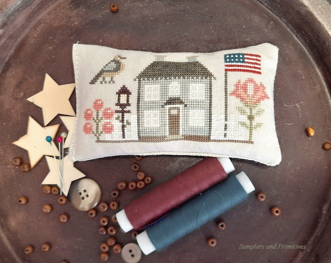 PDF DIGITAL Cross Stitch Patriotic Pattern Chart 4-th July - Etsy